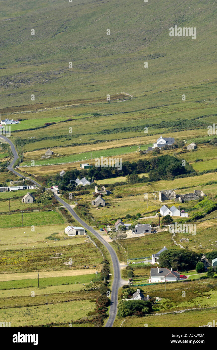 Scattered community, Achill Island, County Mayo, Ireland Stock Photo ...