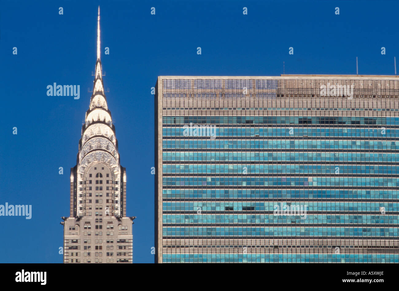 Chrysler building closeup hi-res stock photography and images - Alamy