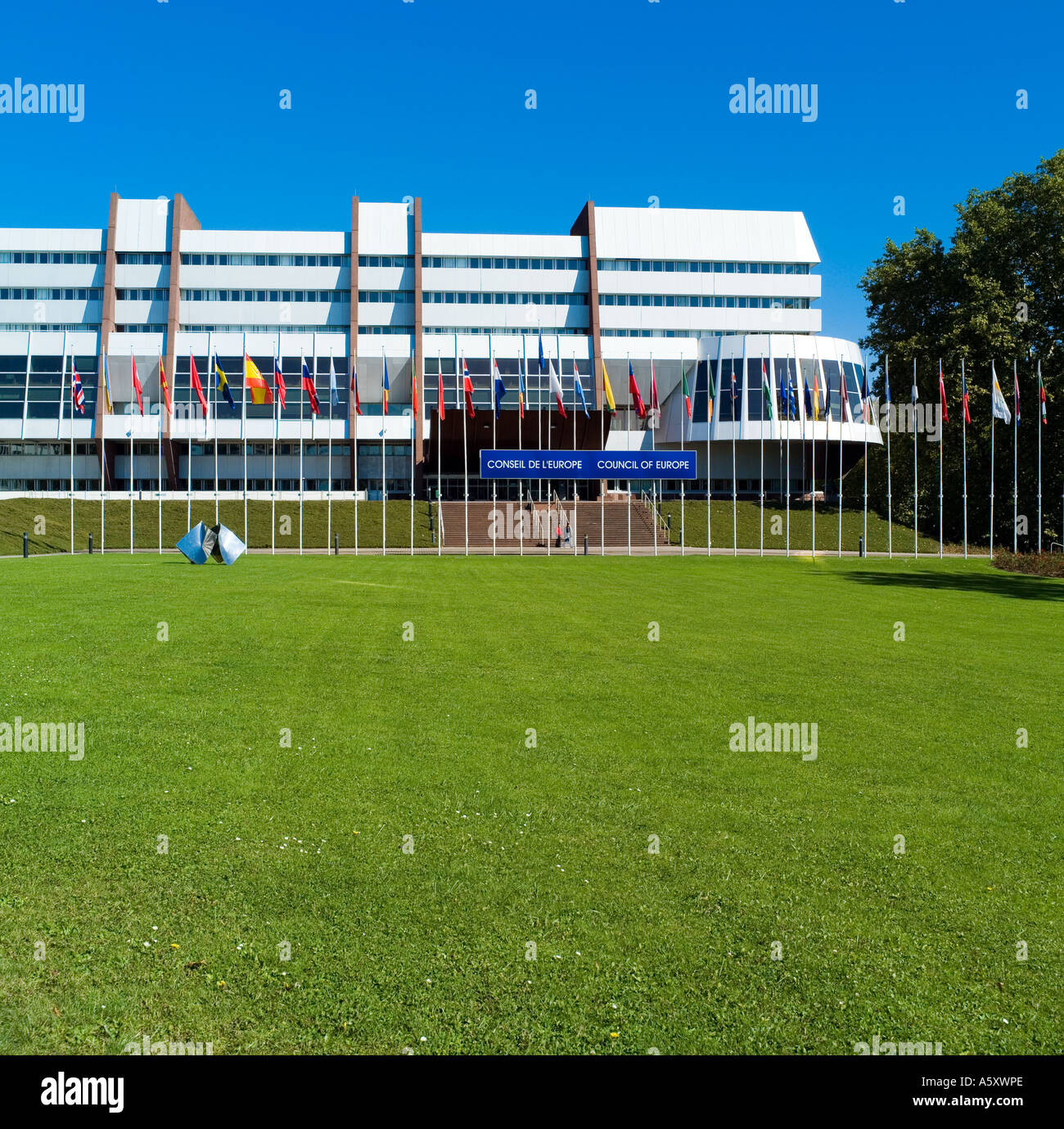 Council of Europe building, Palais de l'Europe, Strasbourg, Alsace ...