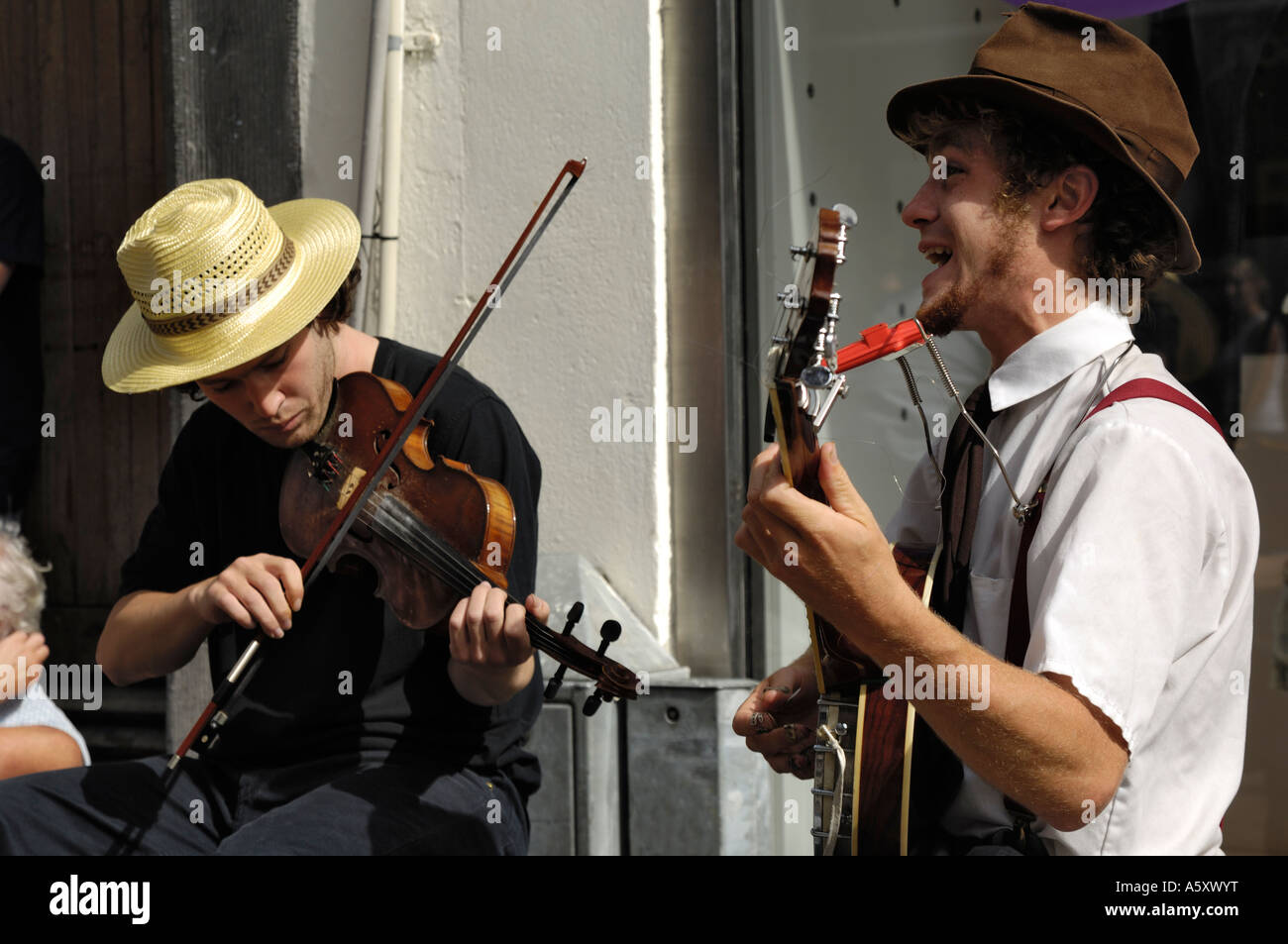 Buskers, Galway, Ireland Stock Photo - Alamy