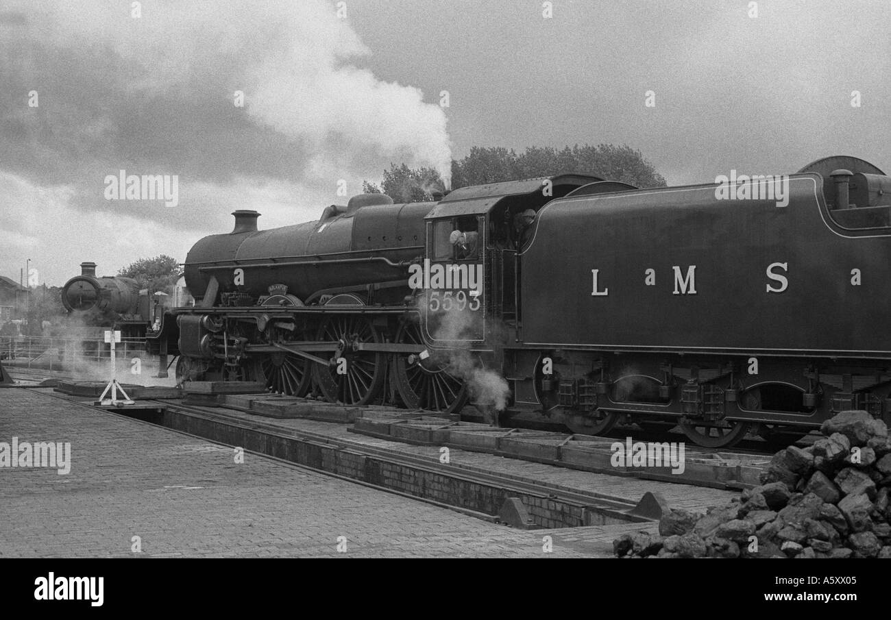 LMS Jubilee Class steam locomotive no. 5593 Kolhapur at Birmingham ...