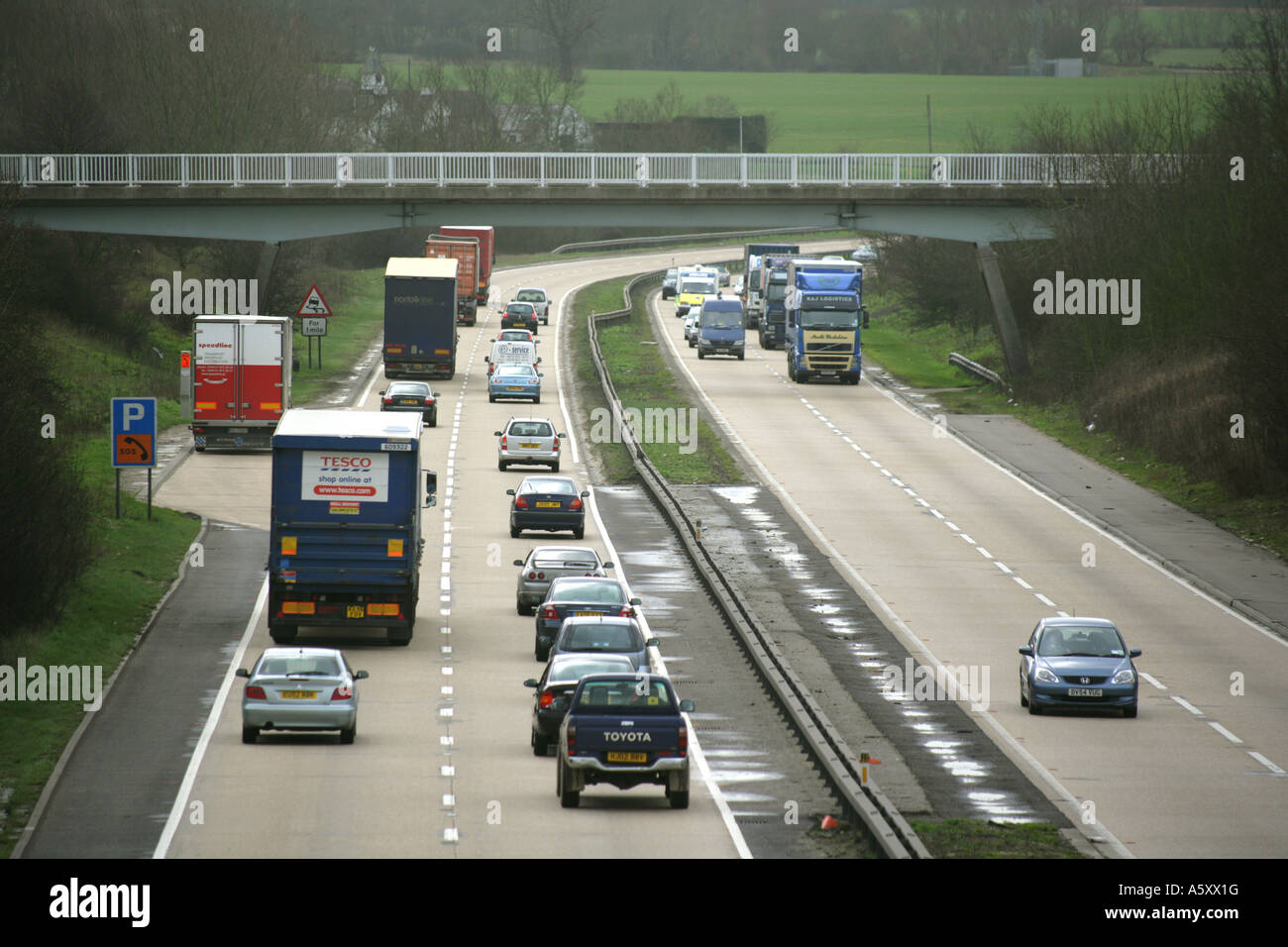 A section of the A12 carriageway in Essex, England, voted the worst ...