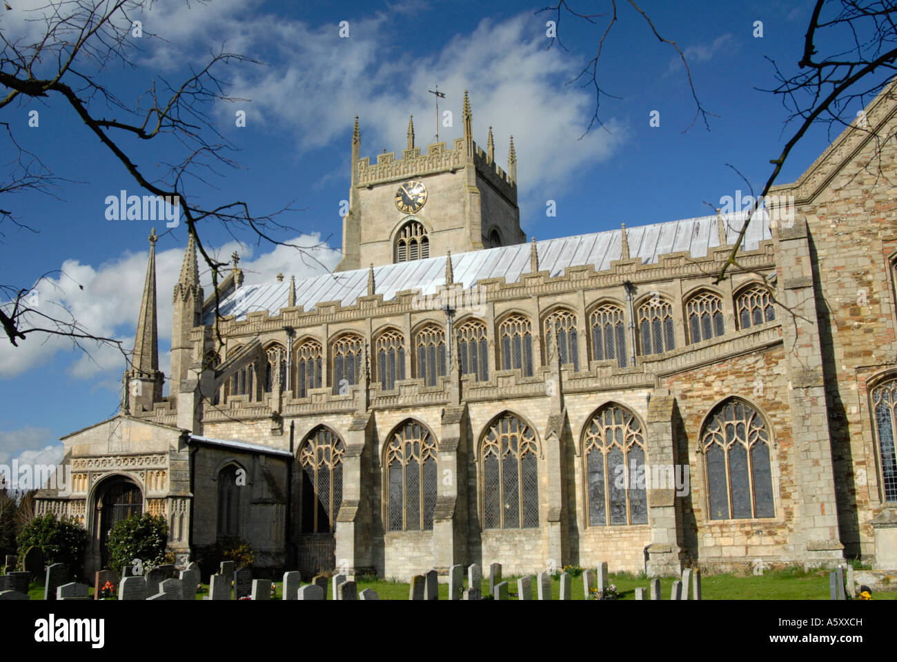 Terrington St Clement parish church Norfolk UK Stock Photo - Alamy