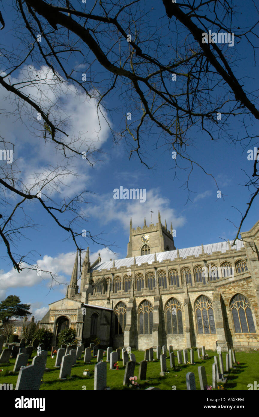Terrington St Clement parish church Norfolk UK Stock Photo - Alamy