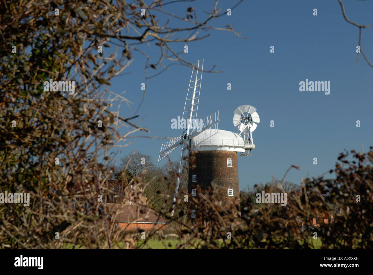 Old Buckenham mill Norfolk UK Stock Photo - Alamy