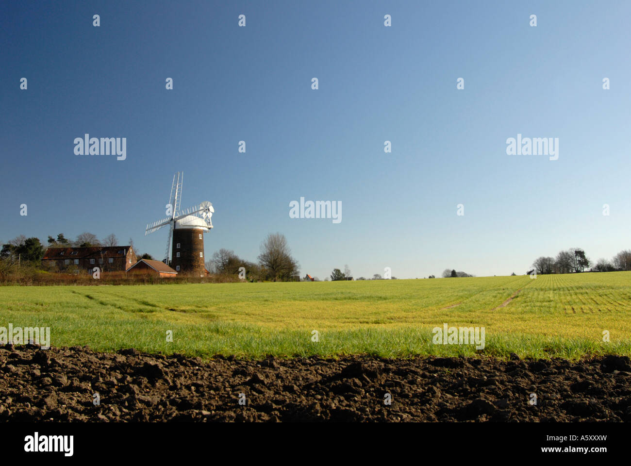 Old buckenham mill hi-res stock photography and images - Alamy