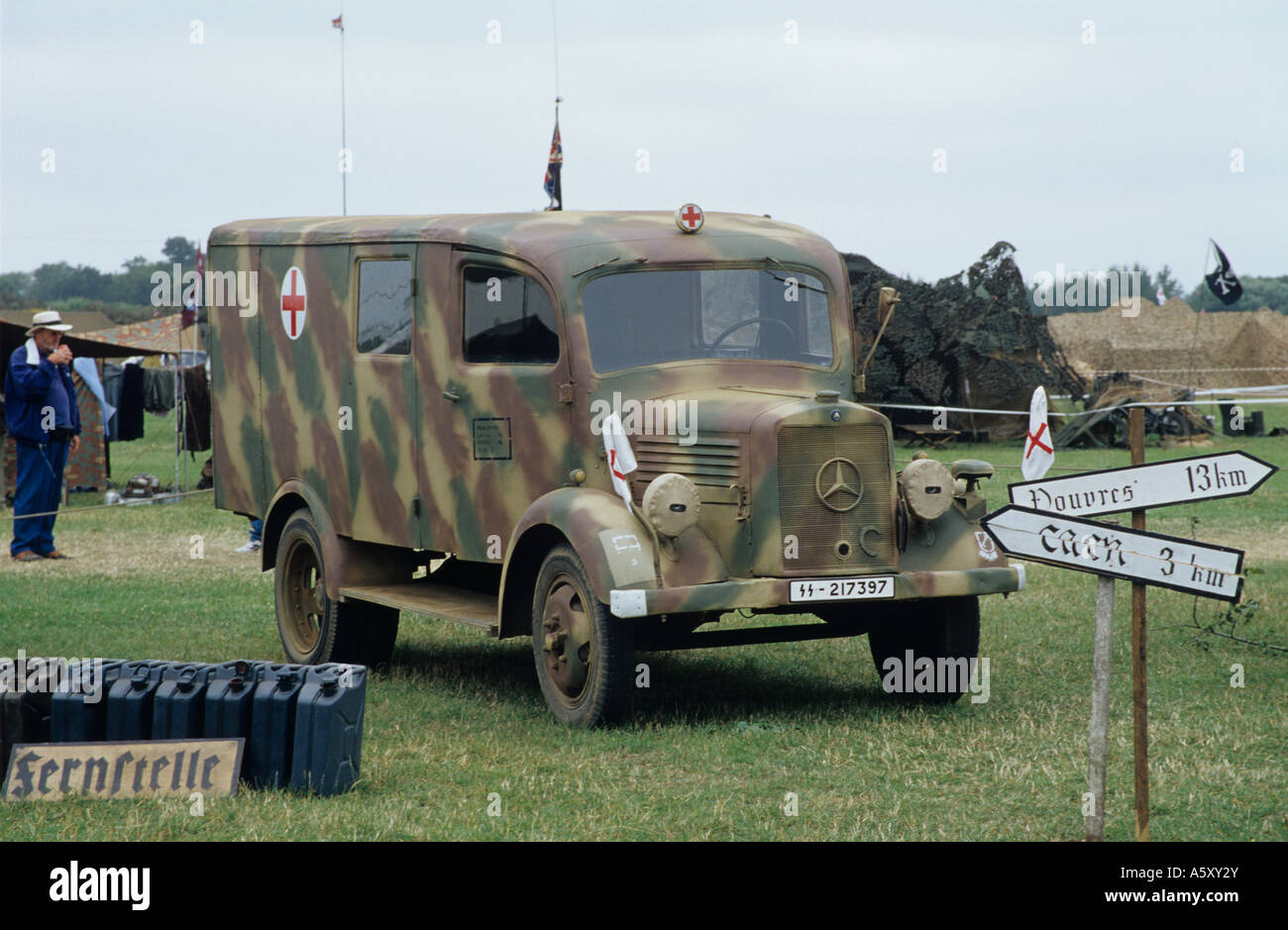 World War 2 Mercedes Ambulance Stock Photo - Alamy