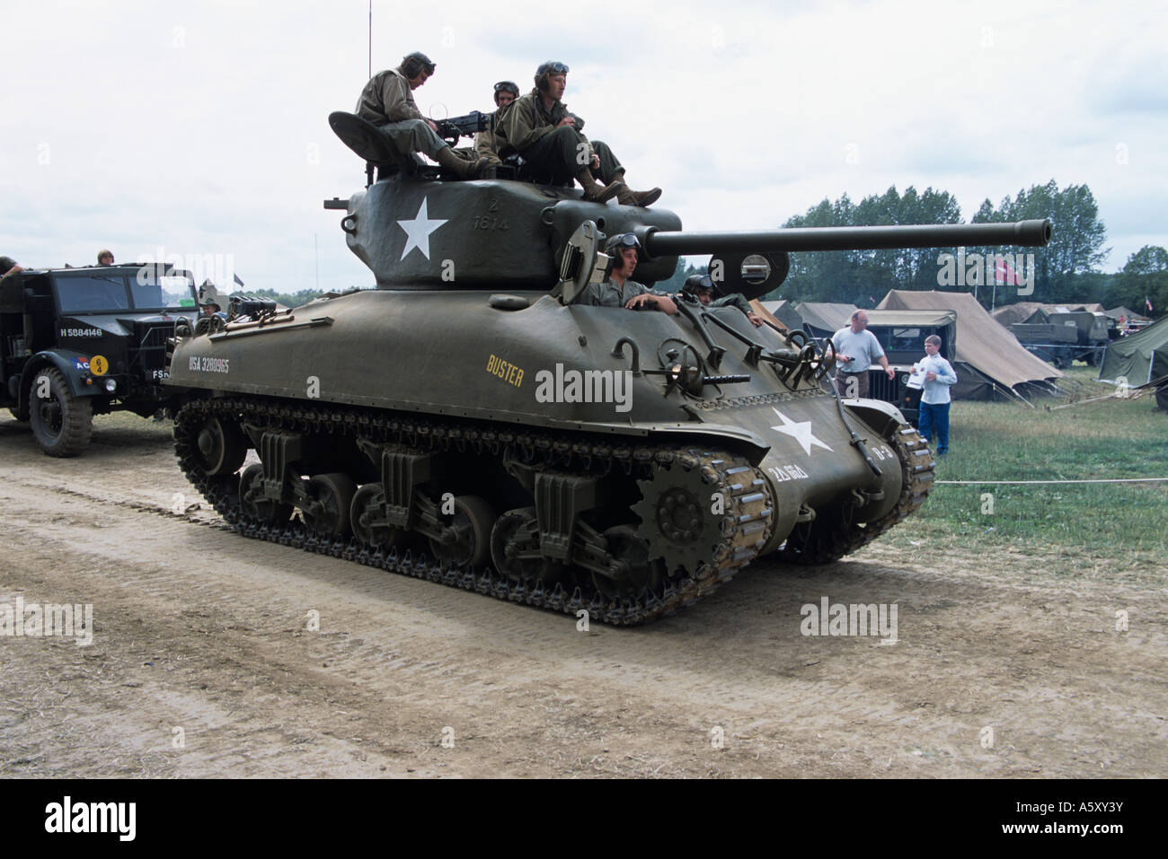 Sherman tank hi-res stock photography and images - Alamy