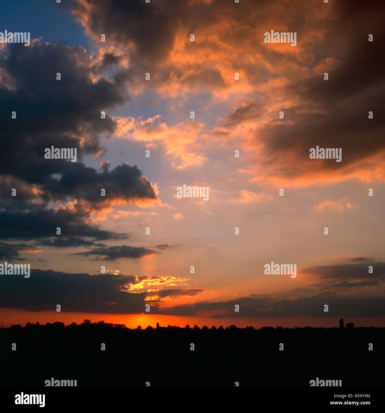 Strong colours in sunset hi-res stock photography and images - Alamy