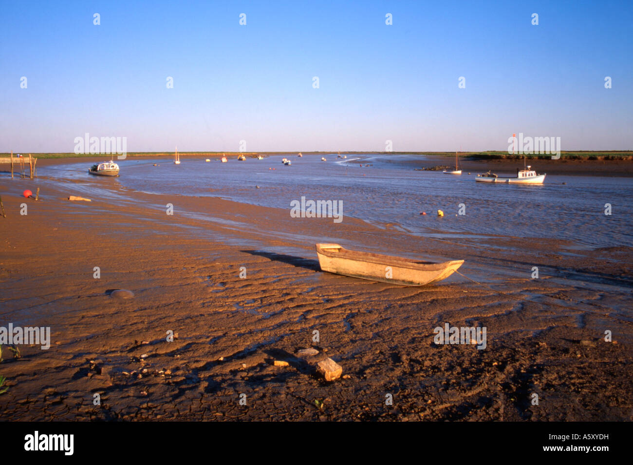 Estuary of River Vendée, Atlantic coast of France Stock Photo - Alamy
