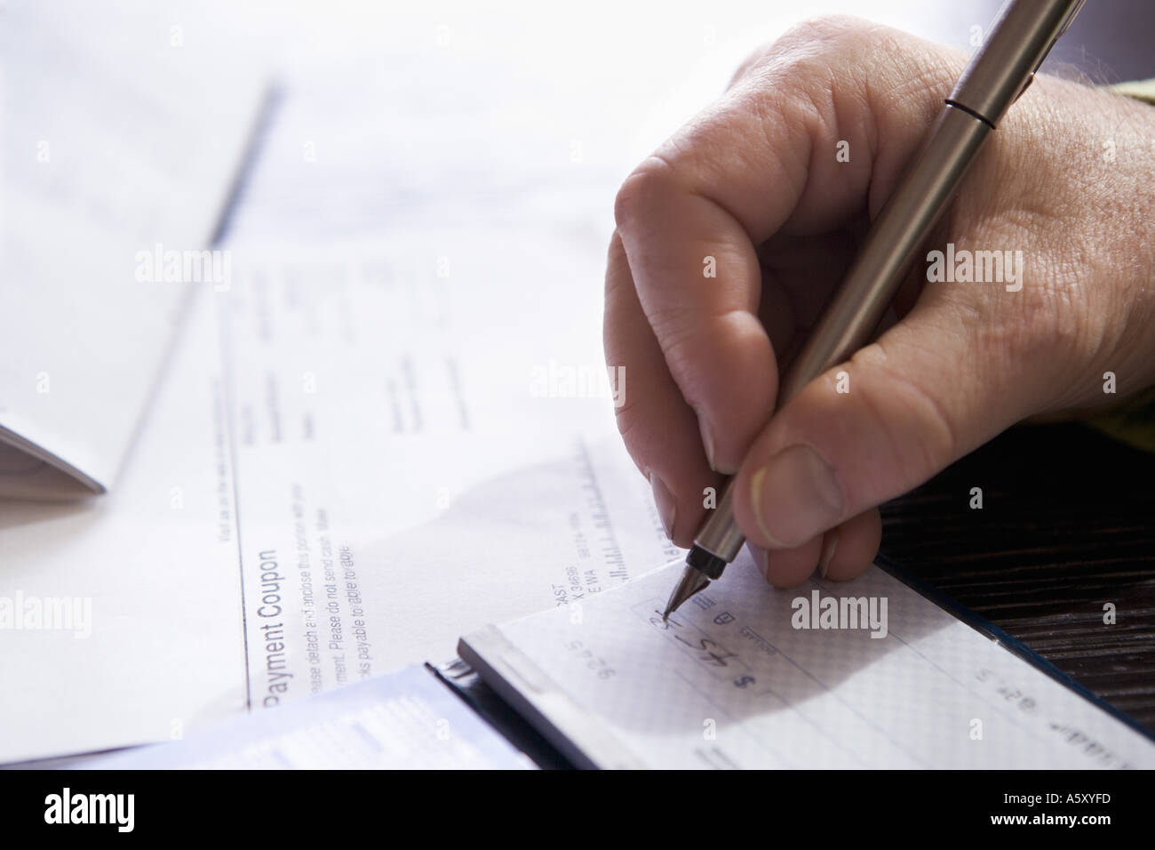 Check bank statements hi-res stock photography and images - Alamy