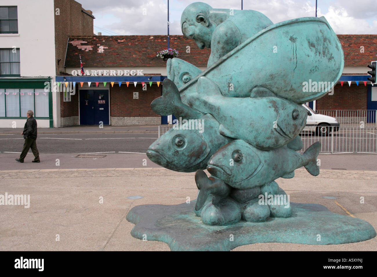 statue near the entrance to the pier at Deal, Kent, UK Stock Photo - Alamy