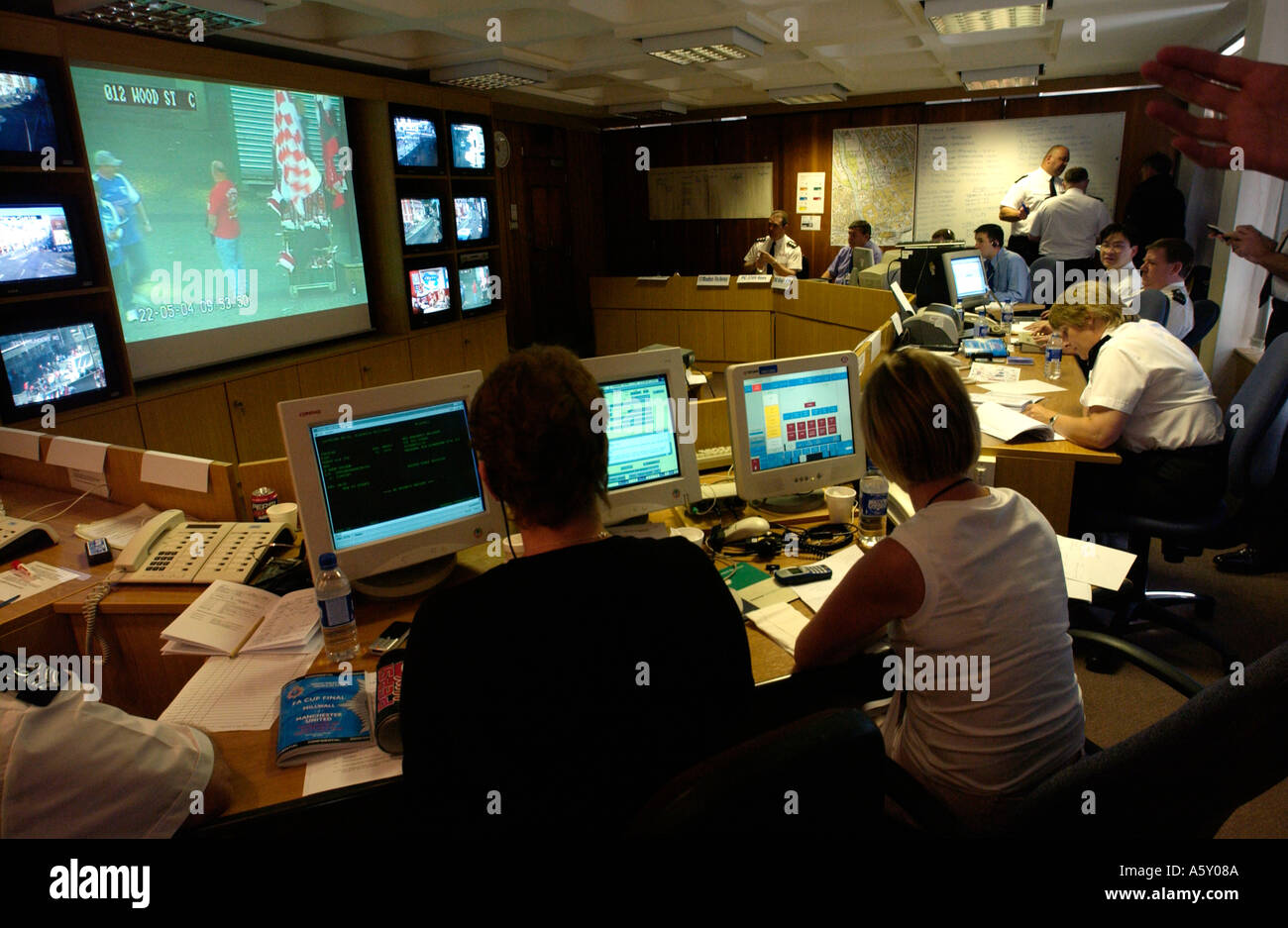 Surveillance control room uk High Resolution Stock Photography and ...