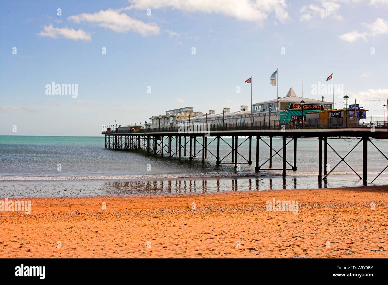 Paignton Pier, Devon, UK Stock Photo - Alamy