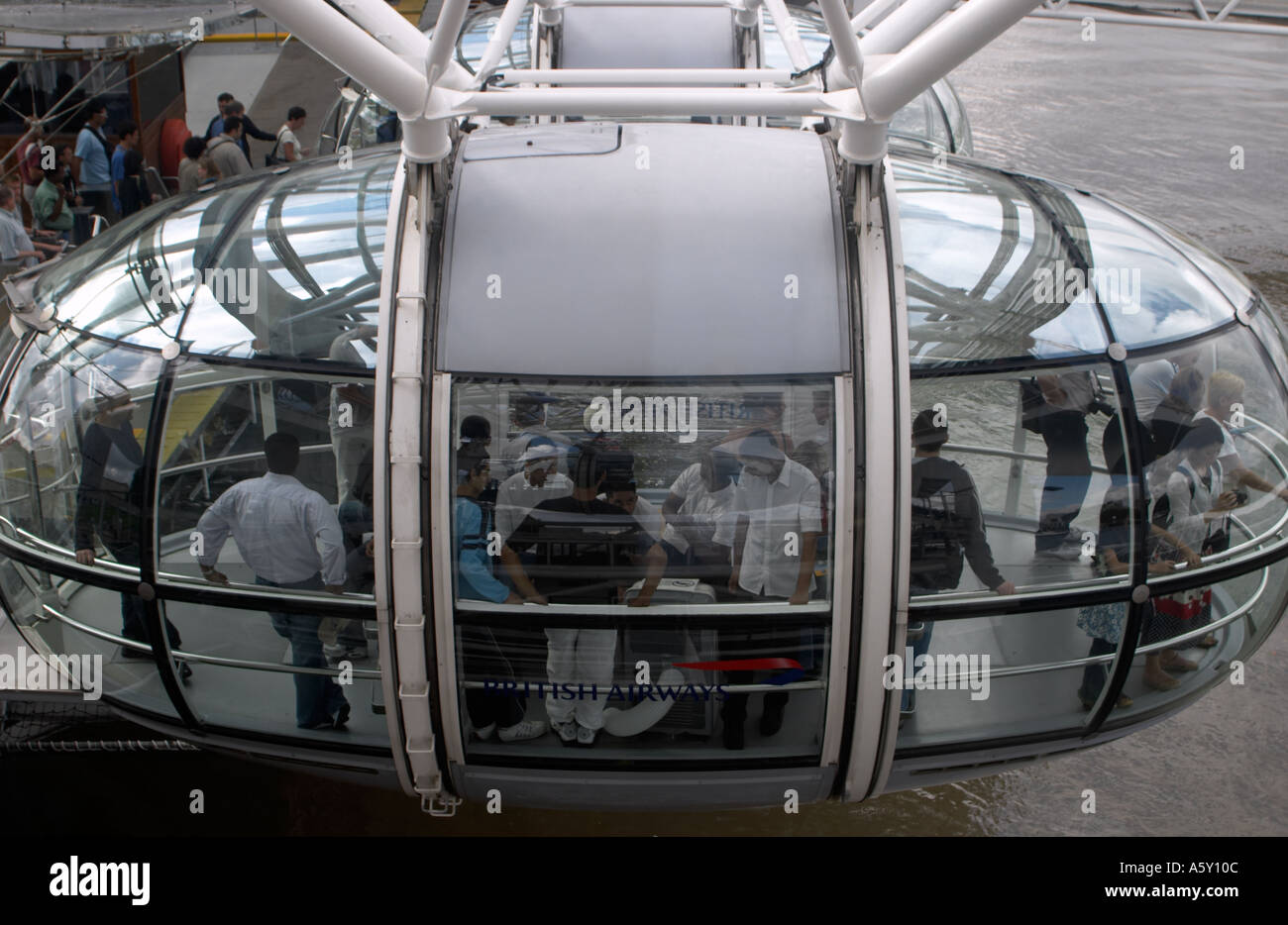 London Eye capsule England Stock Photo - Alamy