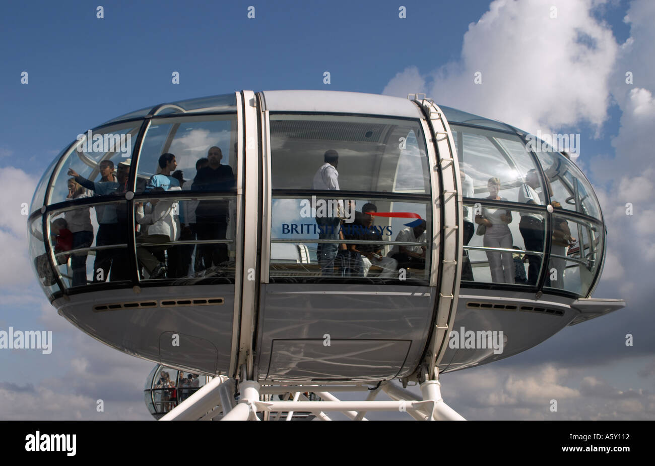 London Eye capsule England Stock Photo - Alamy