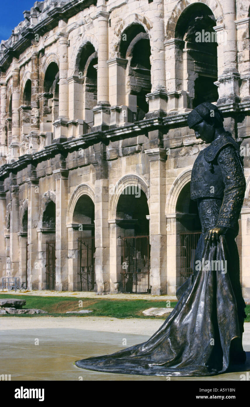 ROMAN ARENA - NIMES - GARD - FRANCE Stock Photo - Alamy