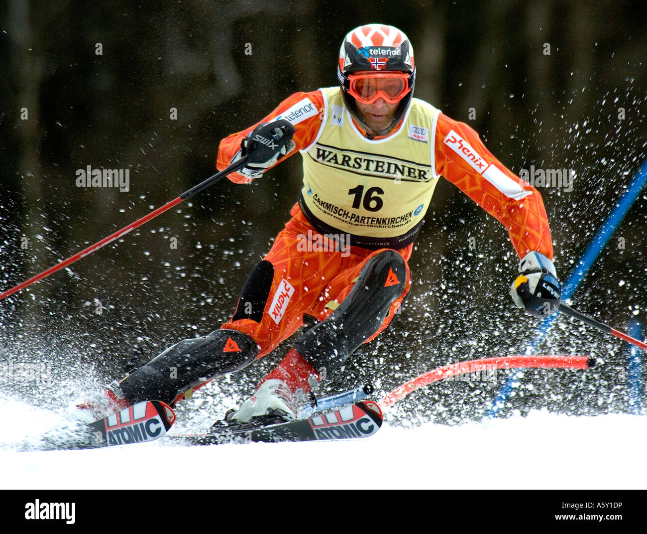 SVINDAL Aksel Lund Norwegen Weltcup Slalom Garmisch Partenkirchen 25 02 ...