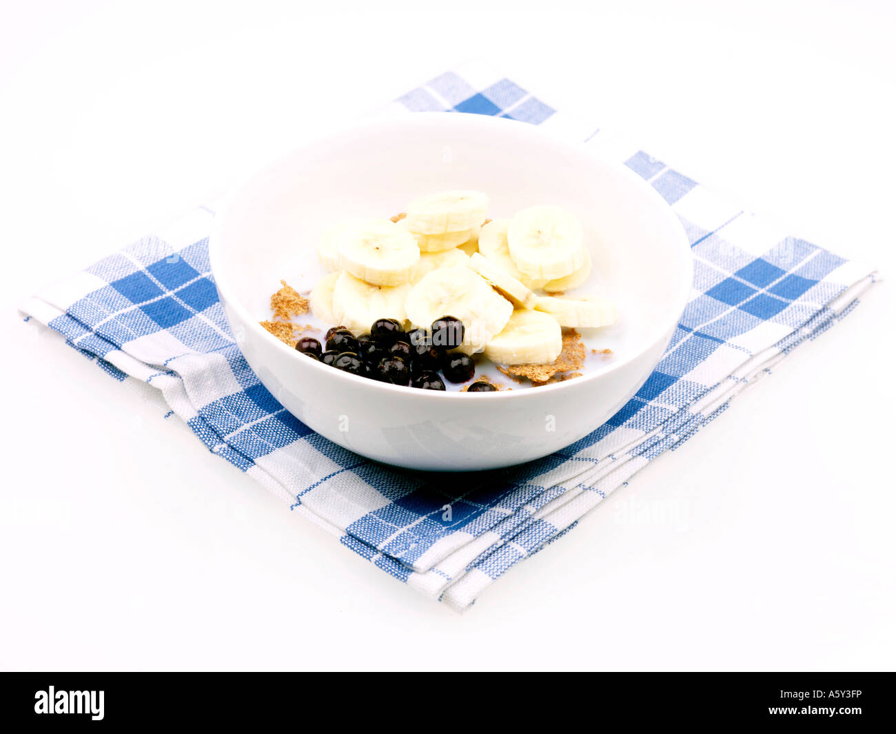 Cereal with Fresh Fruit Stock Photo - Alamy