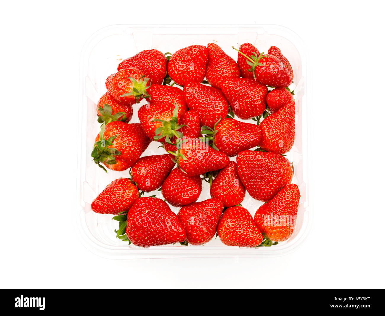 Punnet of Strawberries Stock Photo - Alamy