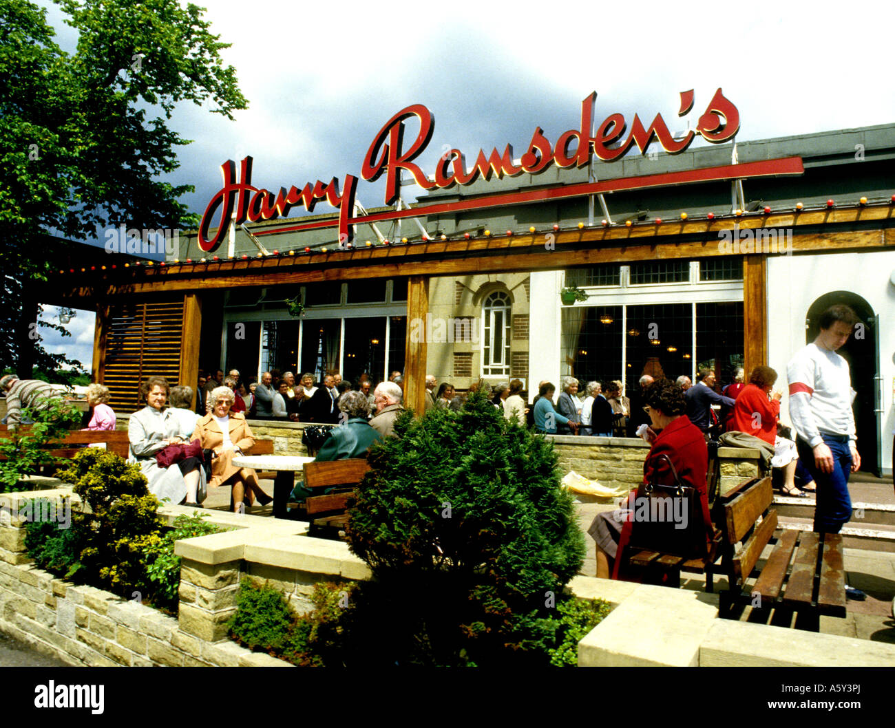 Harry ramsdens fish chip shop hi-res stock photography and images - Alamy