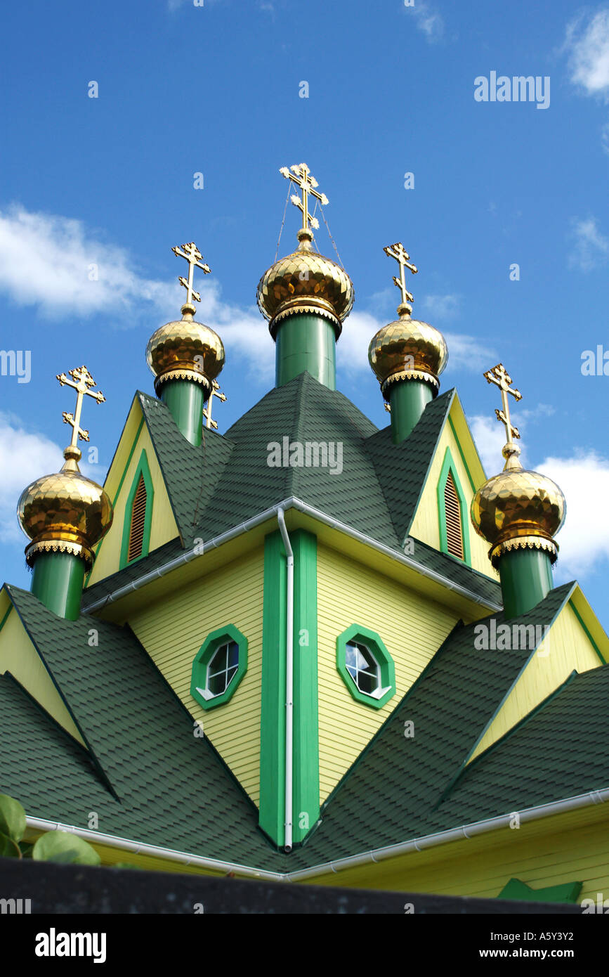 Modern orthodox church in central Russia Stock Photo - Alamy