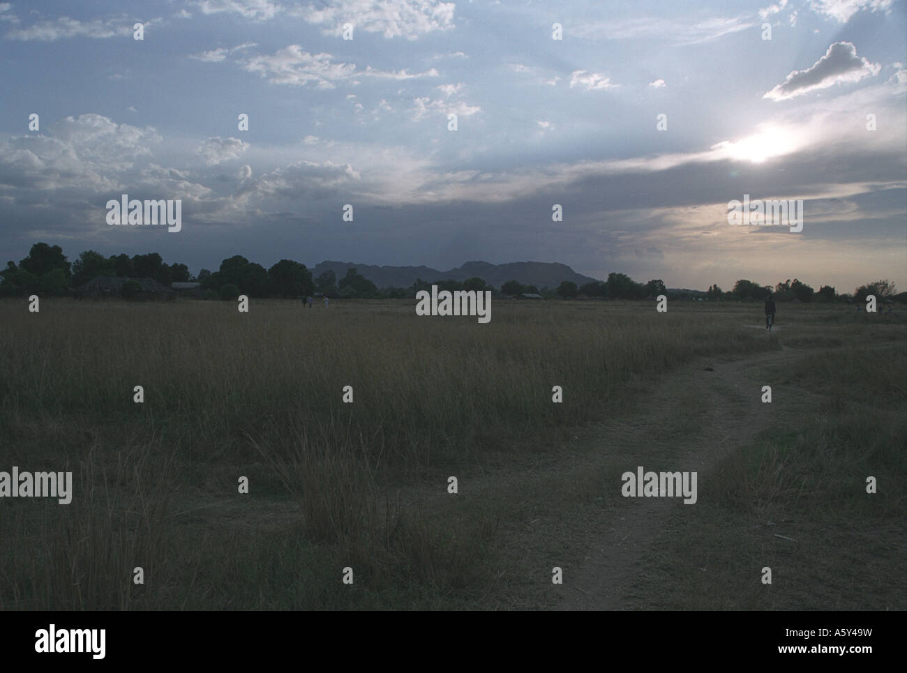 Overview of the landscape around Juba, South Sudan Stock Photo - Alamy