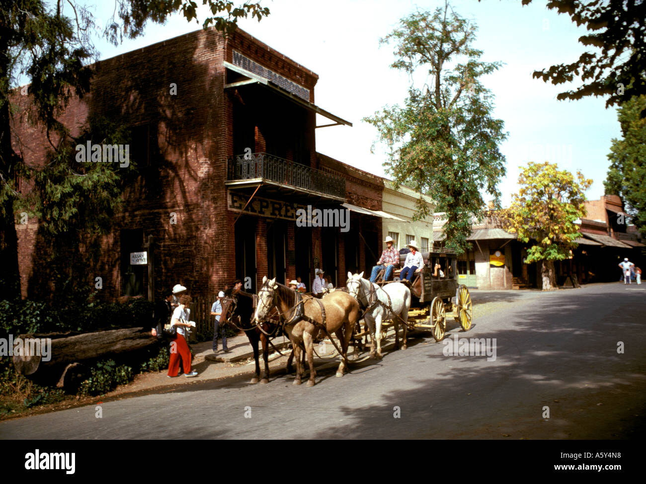 Stagecoach california hi-res stock photography and images - Alamy