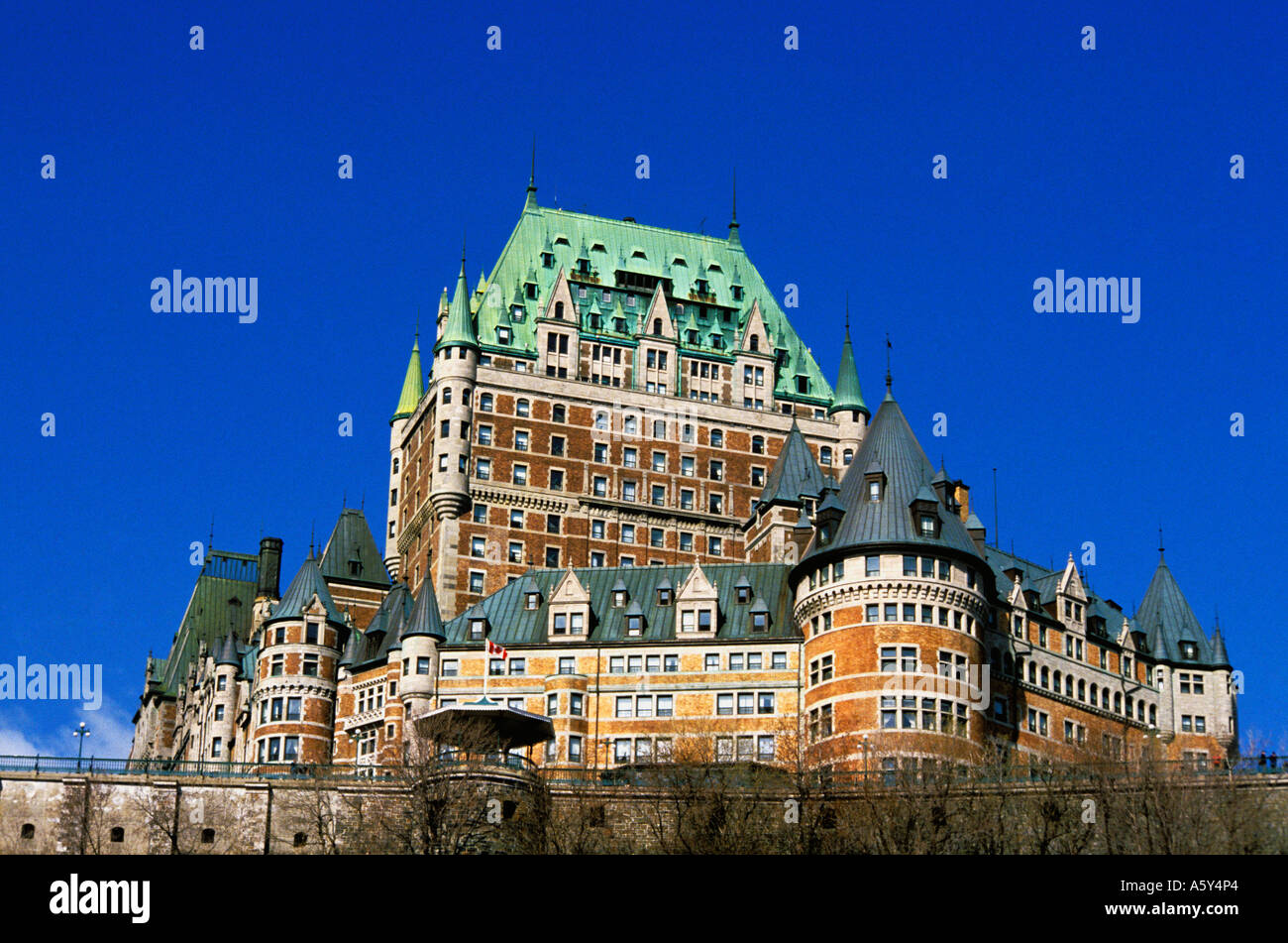 Canada Quebec City Chateau Frontenac Hotel stay sleep vacation business ...