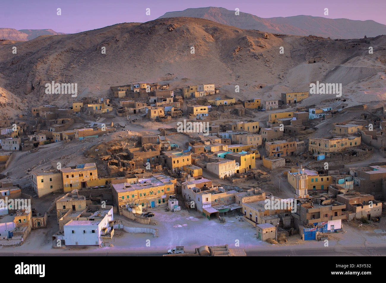 Egypt Gurna on Luxor west bank Stock Photo - Alamy