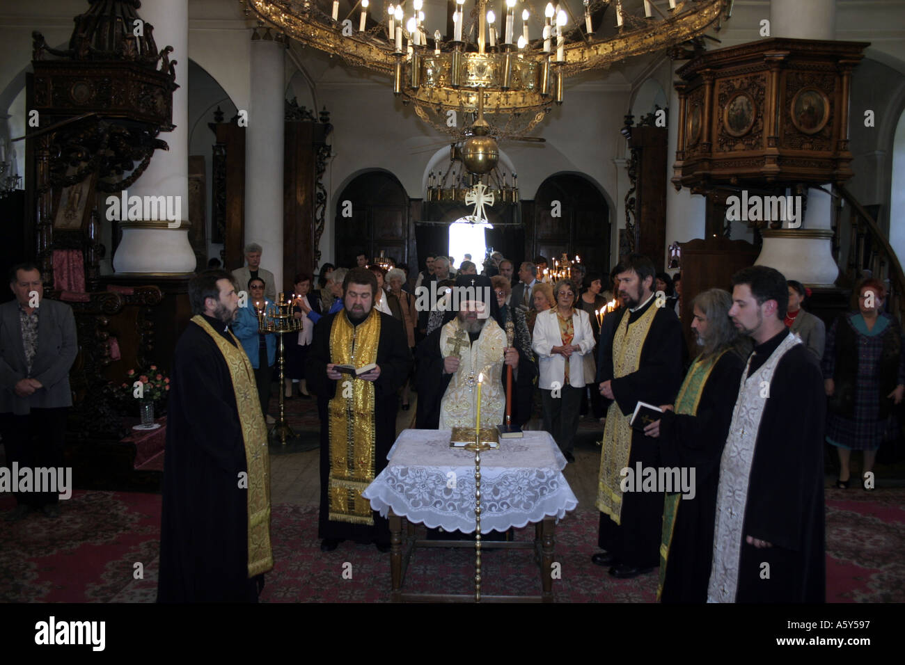 Orthodox religious service hi-res stock photography and images - Alamy