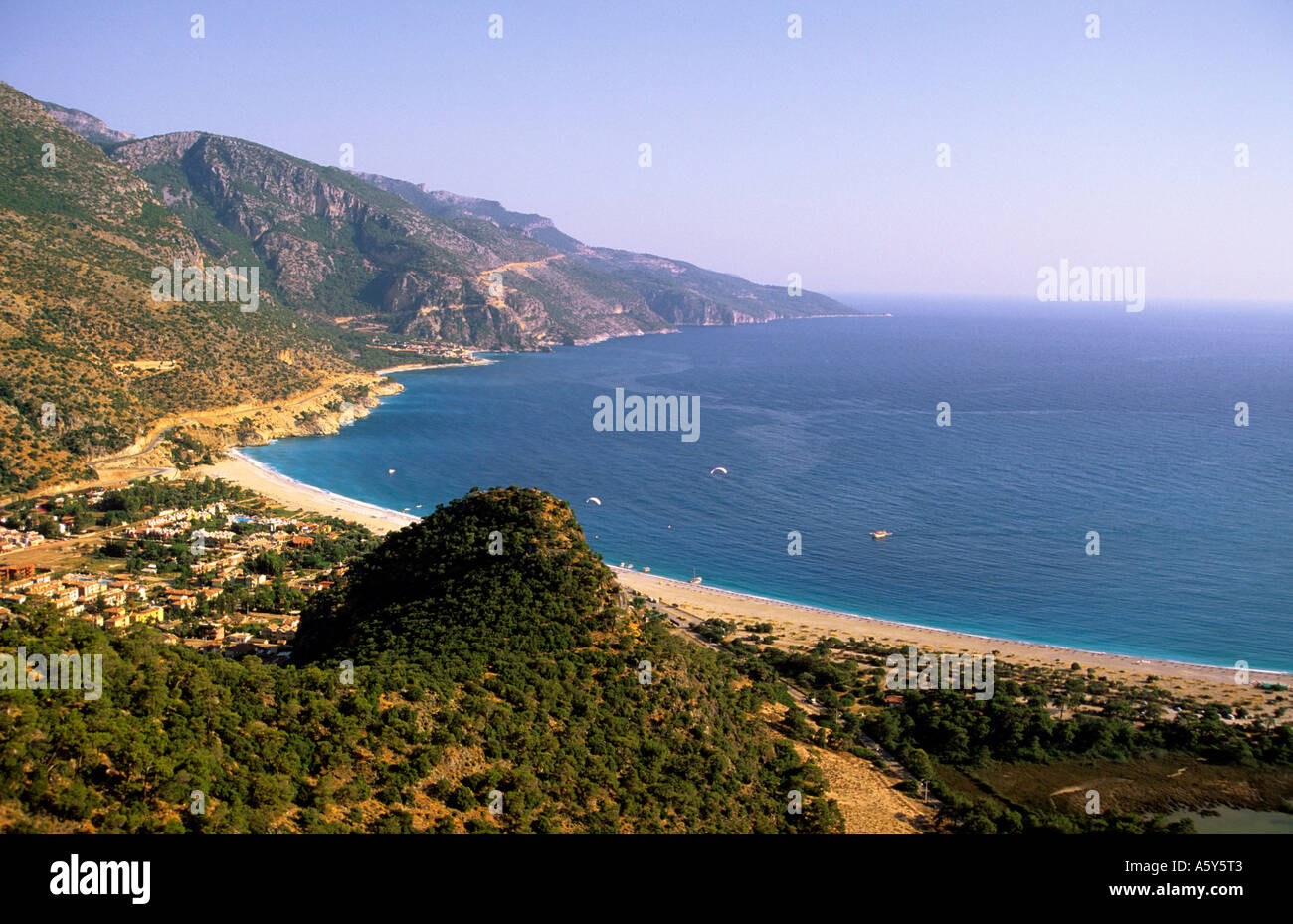 turkey aegean coast a view of olu deniz Stock Photo - Alamy