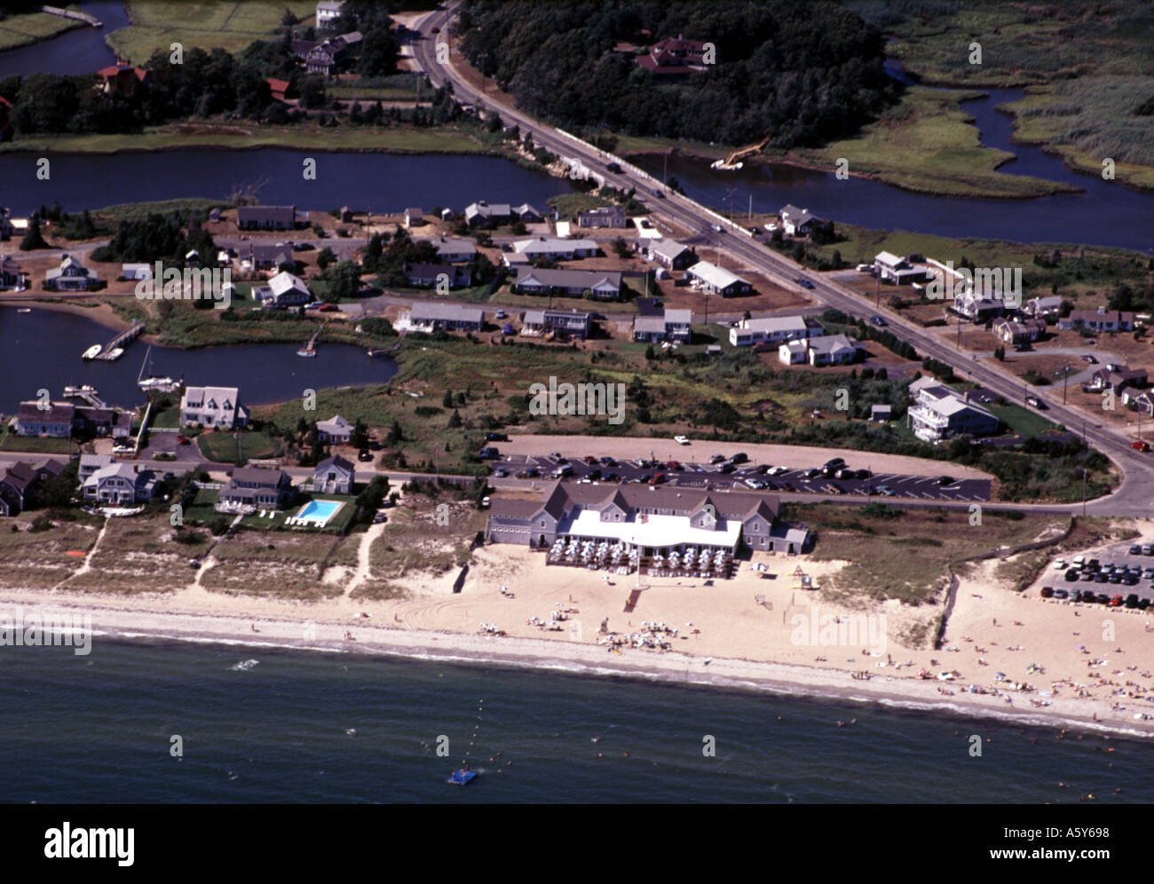 Aerial view Cape Cod MA USA Stock Photo - Alamy