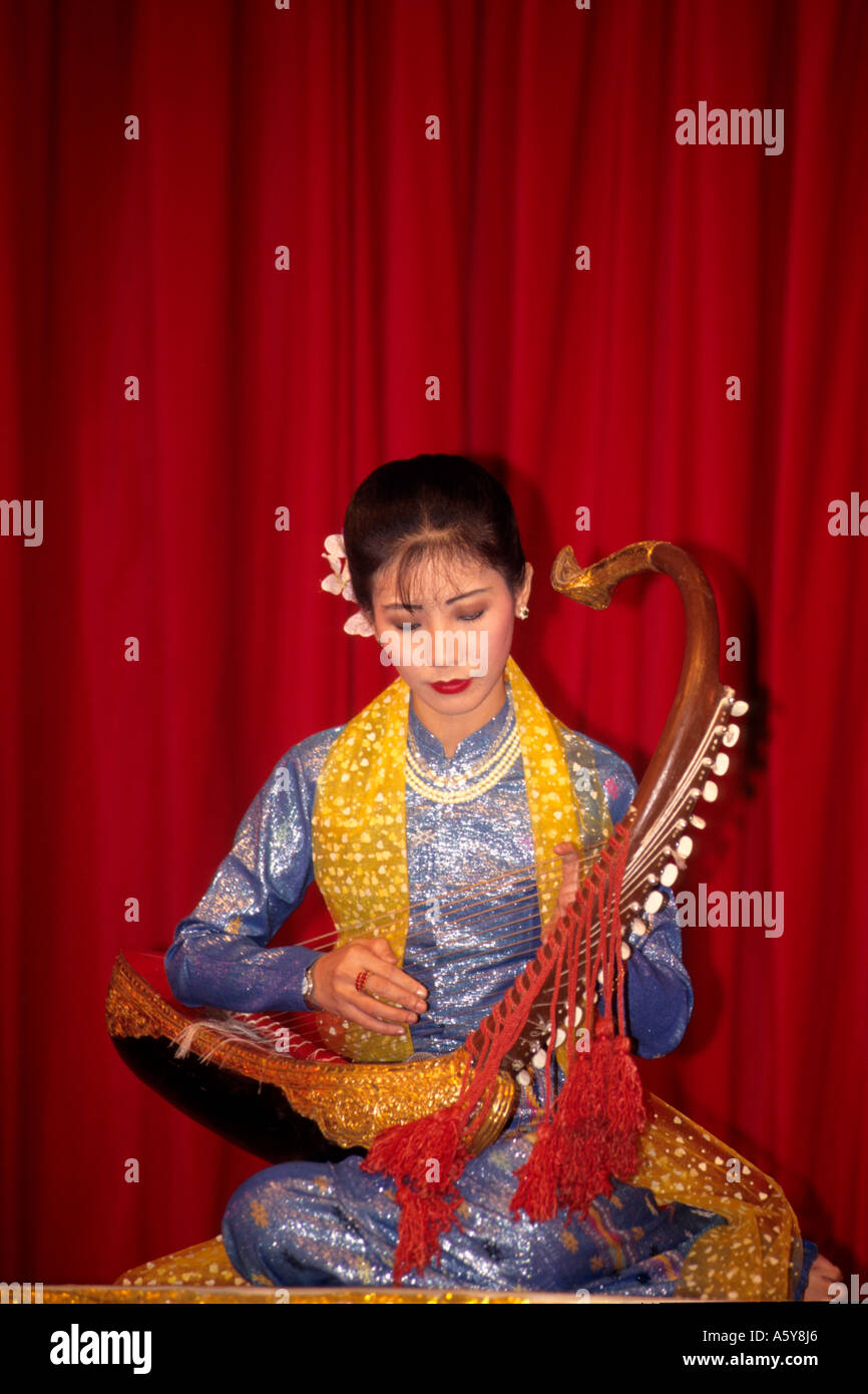 Harp player hi-res stock photography and images - Alamy