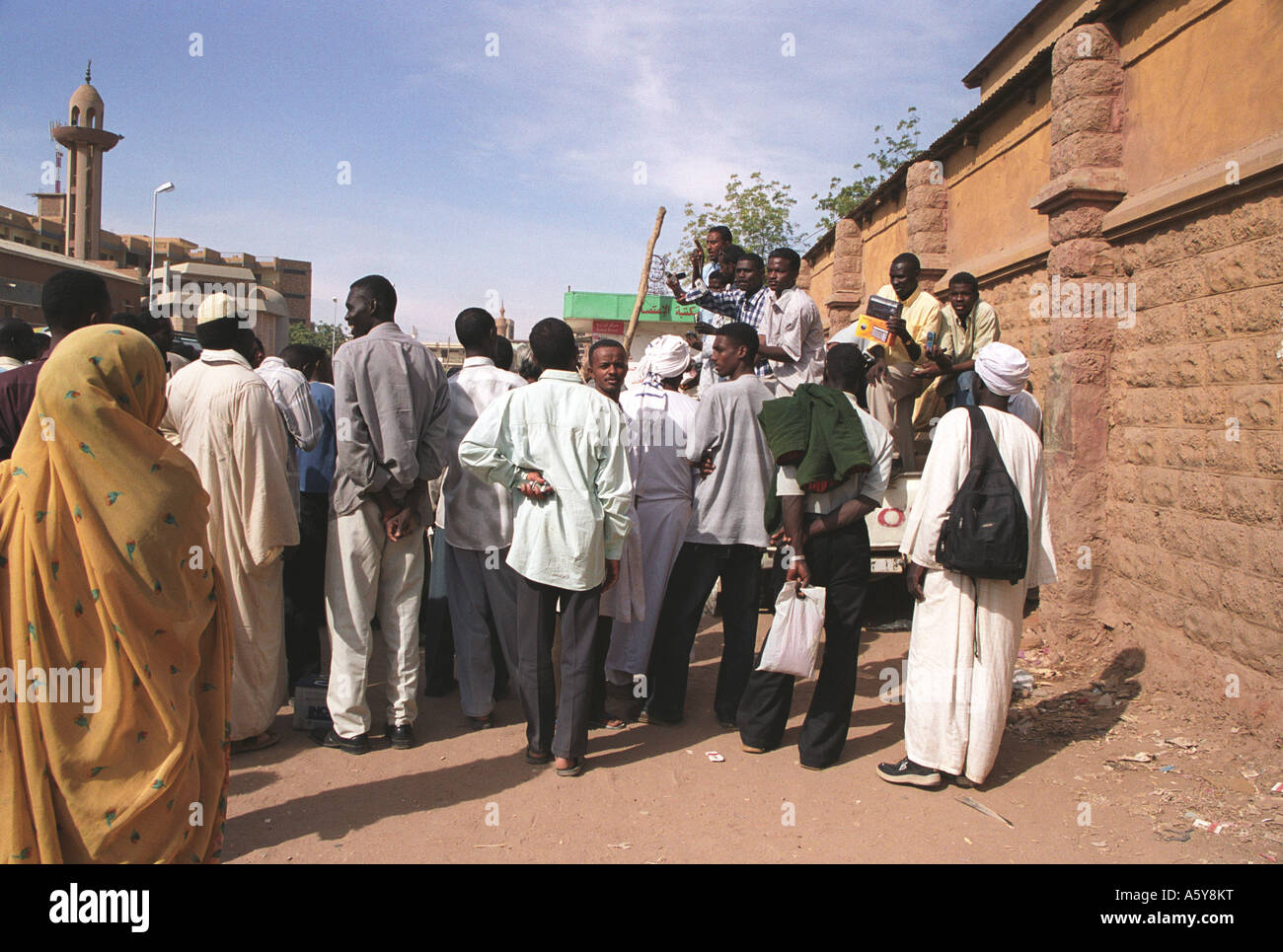 People in the street of Khartoum Stock Photo - Alamy