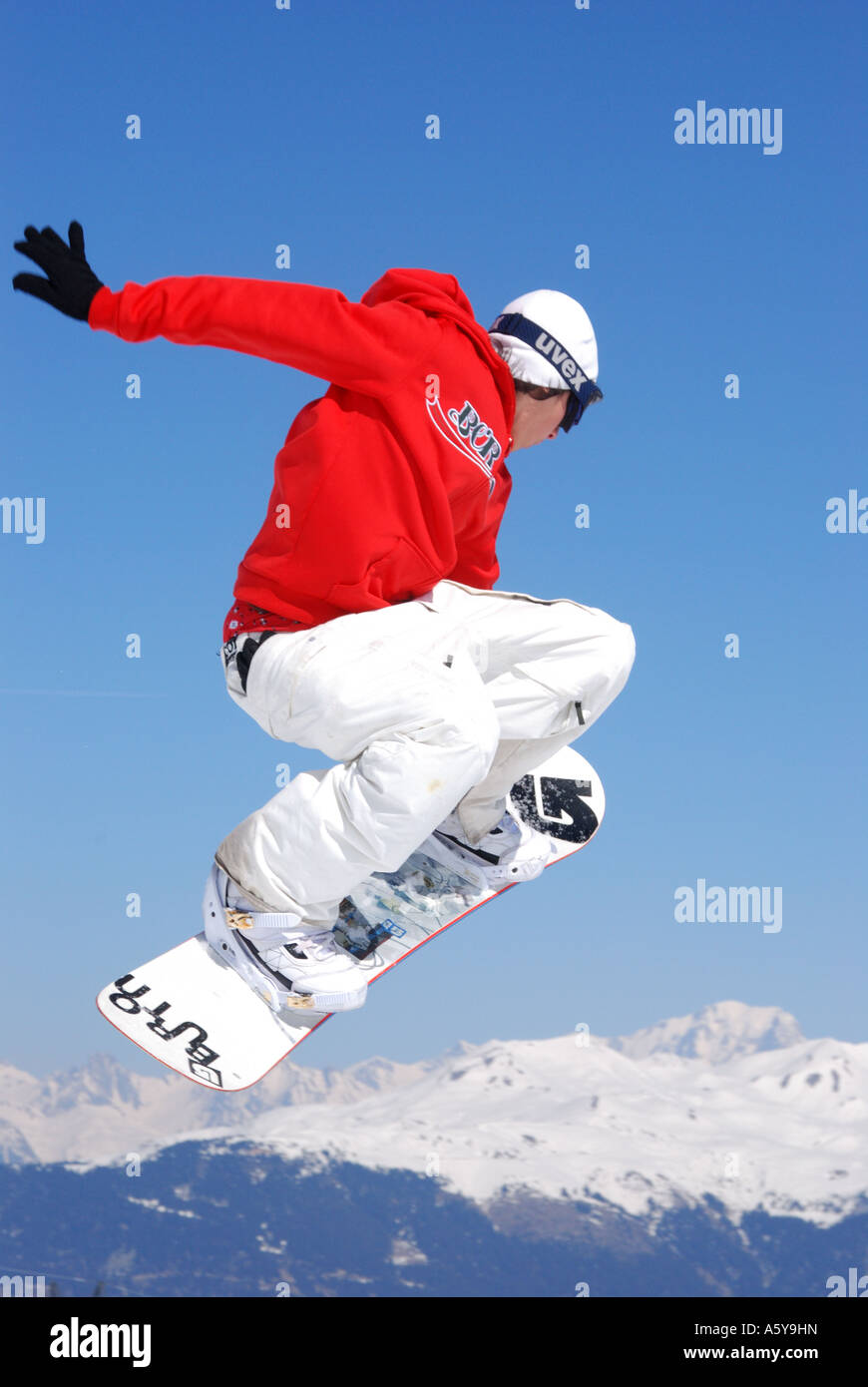 Meribel aerial hi-res stock photography and images - Alamy