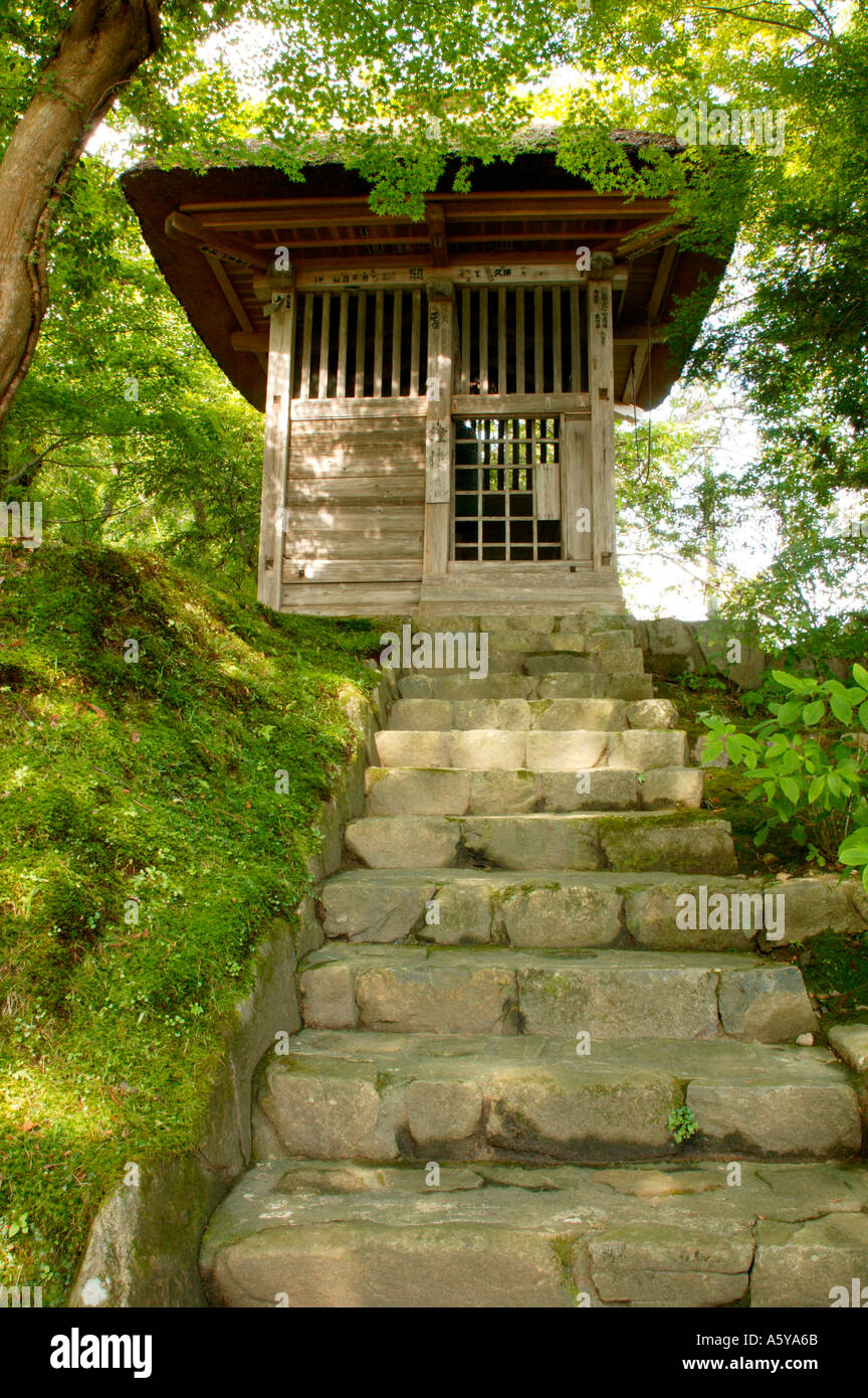 bell shrine in Hiraizumi Japan Stock Photo - Alamy
