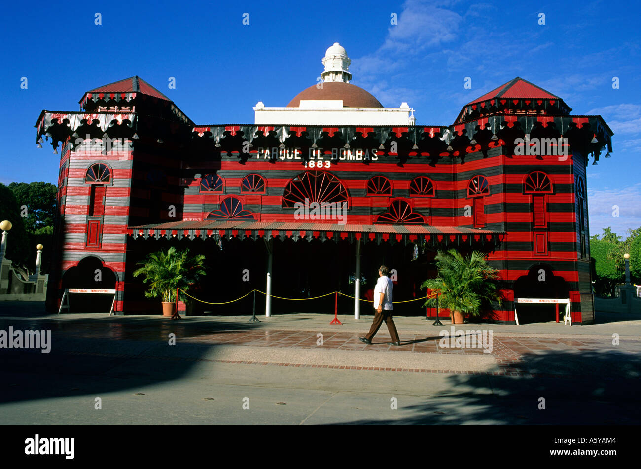 Parque de Bombas fire station in Ponce Puerto, Rico Stock Photo - Alamy