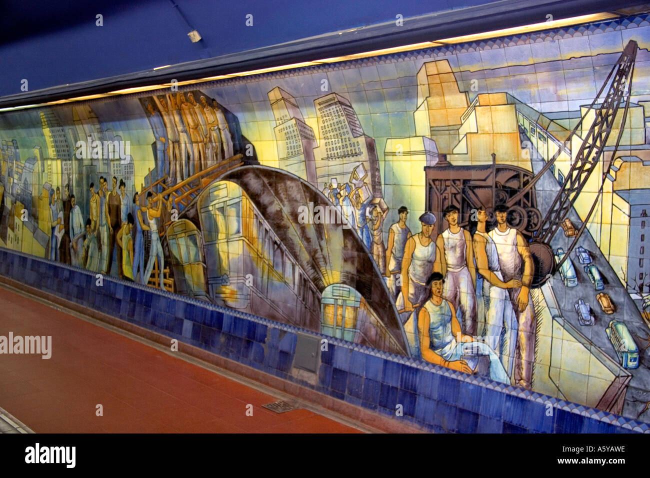 Buenos aires argentina subway mural hi-res stock photography and images ...