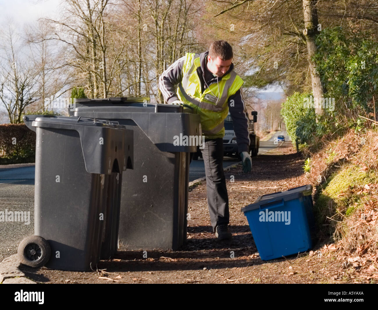Bin collection scotland hi-res stock photography and images - Alamy