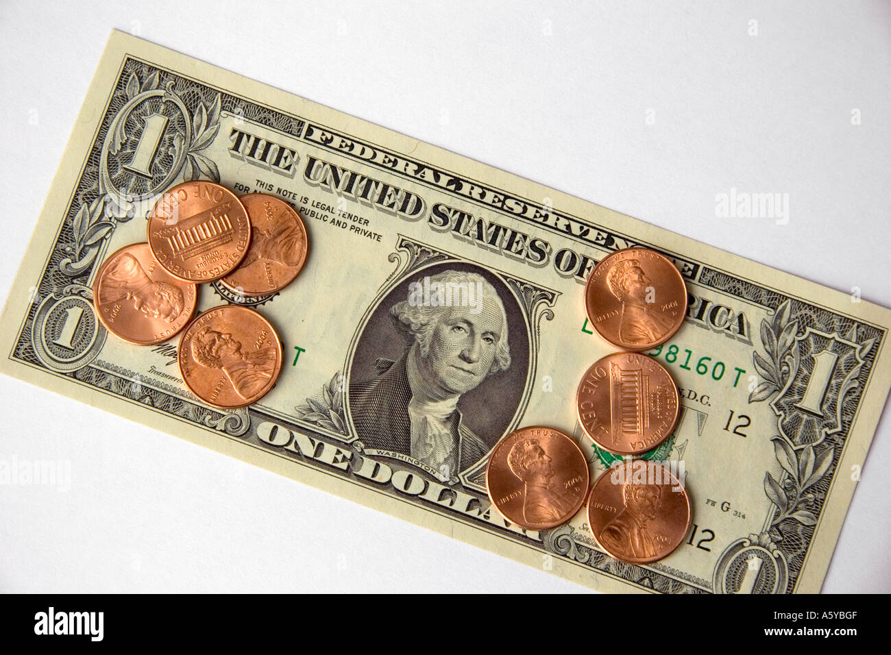 One u s penny hi-res stock photography and images - Alamy