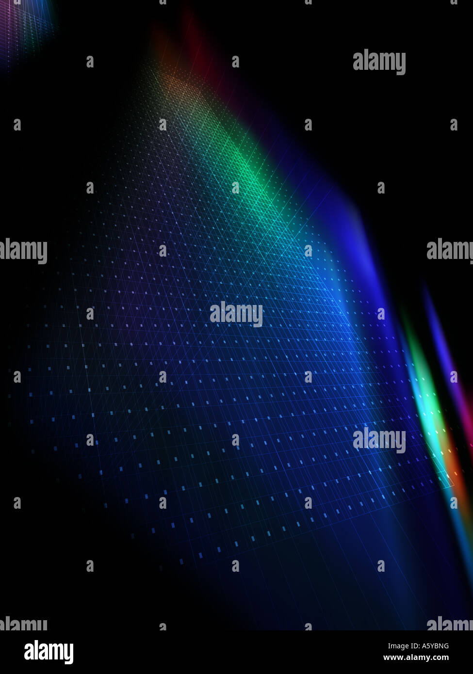 Light beam and effect on black background Stock Photo - Alamy