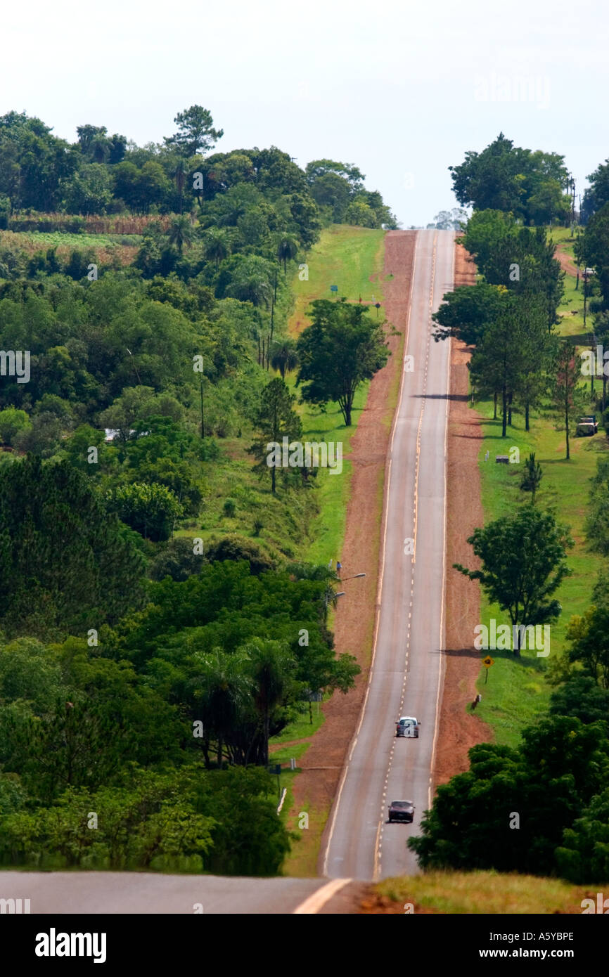 Highway 12 ruta 12 in Misiones Province Argentina Stock Photo - Alamy