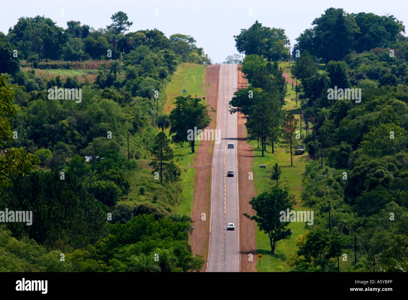 Highway 12 ruta 12 in Misiones Province Argentina Stock Photo - Alamy