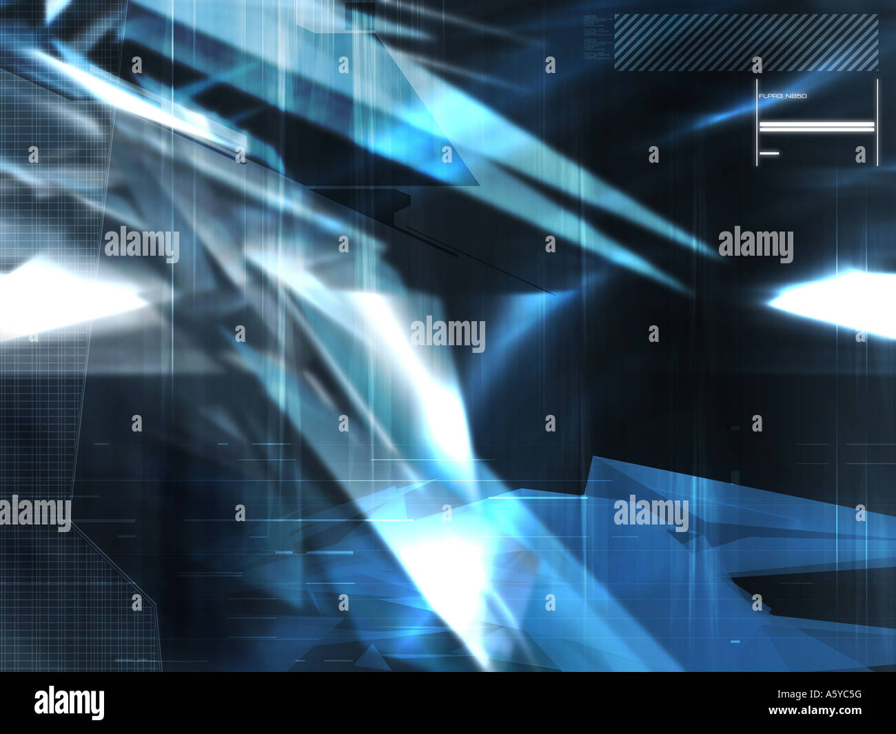 Blurred objects and light beams against dark backgrounds Stock Photo ...