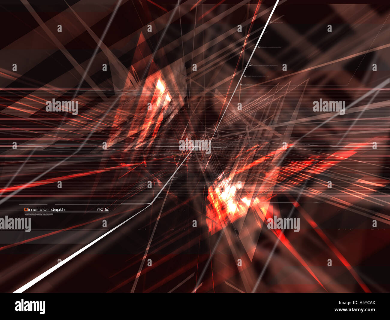 Red light beams against black background Stock Photo - Alamy