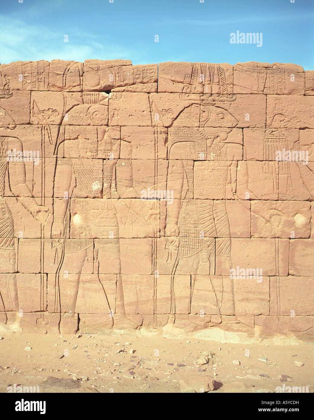 Sudan musawwarat lion temple hi-res stock photography and images - Alamy