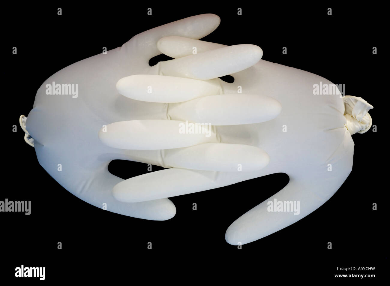 Latex inflated rubber glove hi-res stock photography and images - Alamy
