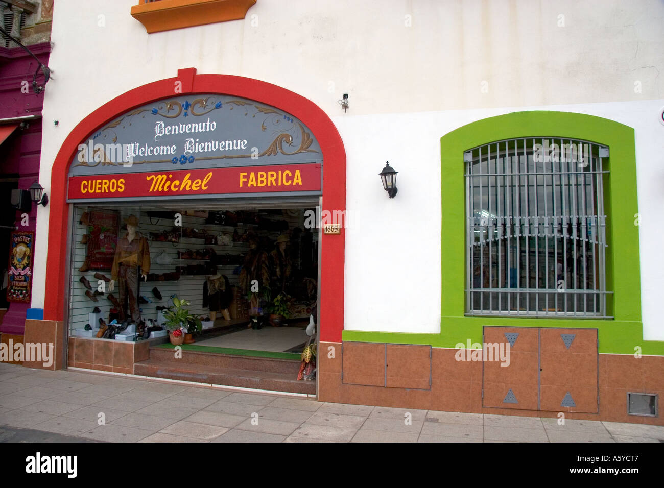 Colorful store front in the La Boca area of Buenos Aires, Argentina ...
