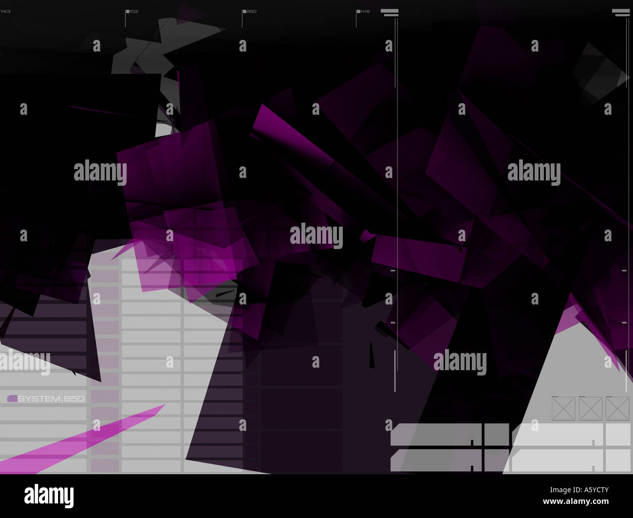 Geometric shapes against dark background Stock Photo - Alamy